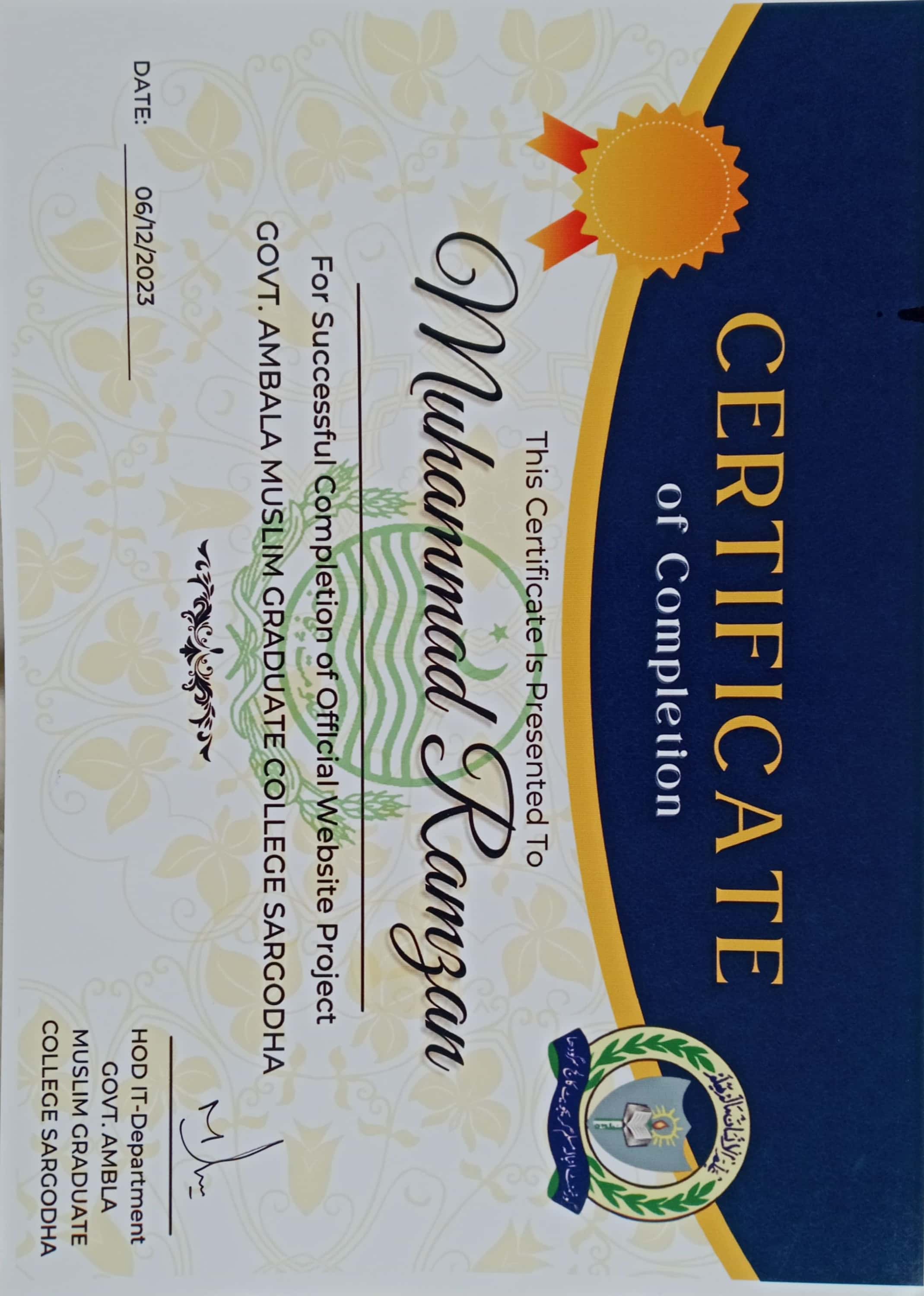 Muhammad Ramzan Developer